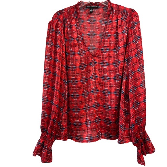 Aqua x Pendleton | Tops | Aqua Pendleton Red Plaid Blouse Bloomingdales Exclusive Collaboration ...